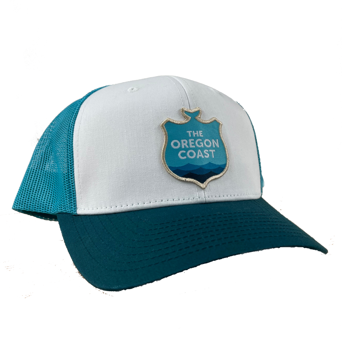 Oregon Coast Logo Teal Trucker Hat – Oregon Parks Forever
